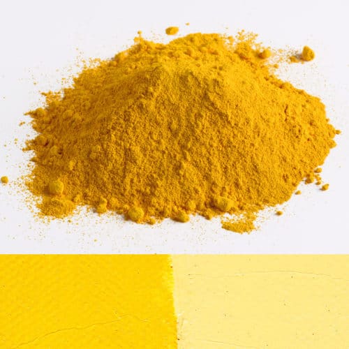 Pigment véritable Jaune de Cadmium Moyen - Couleurs Leroux, fabricant